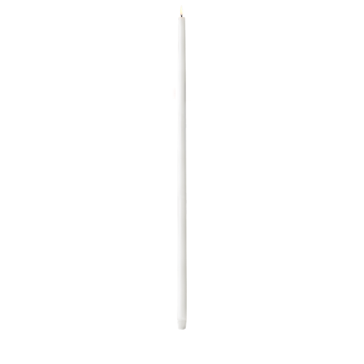 Nordic White Smooth Tall Taper - LOFT the Store