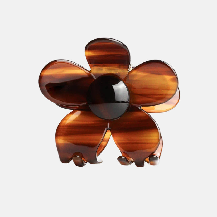 Bloom Mocha Hairclip - LOFT the Store