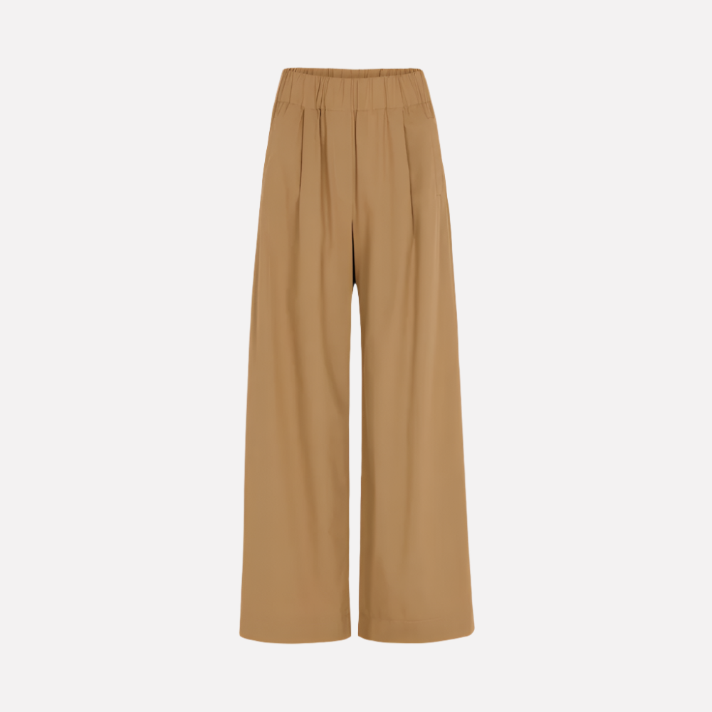 Benji Poplin Pant Camel - LOFT the Store